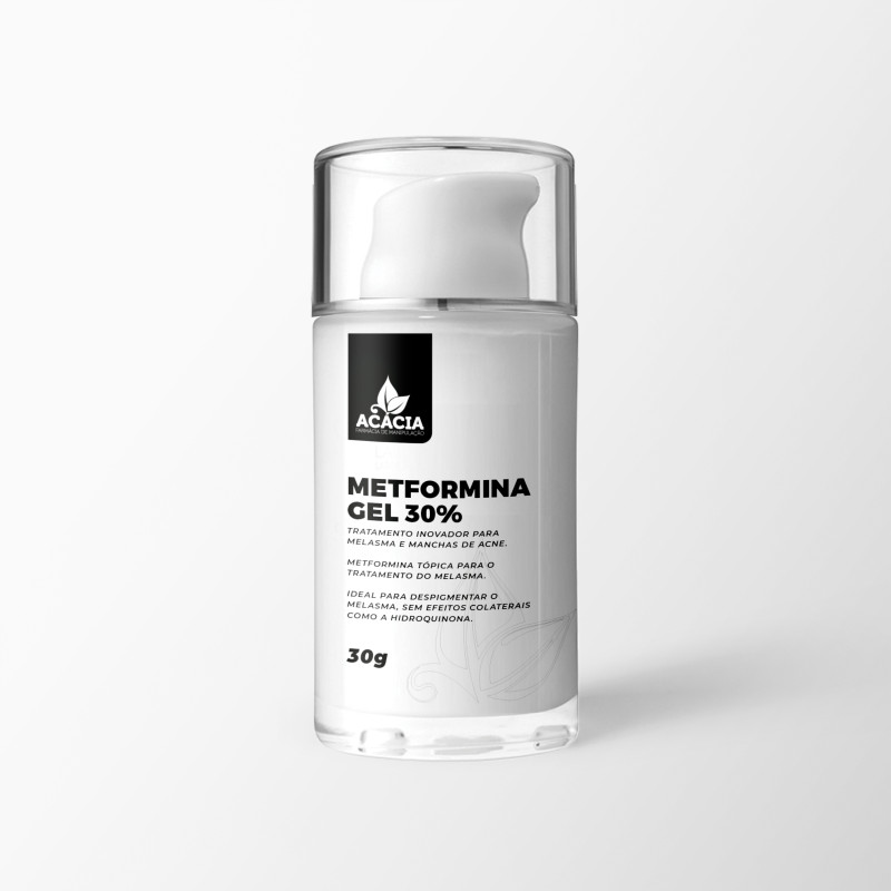 METFORMINA GEL 30% - TRATAMENTO INOVADOR PARA MELASMA E MANCHAS DE ACNE ...