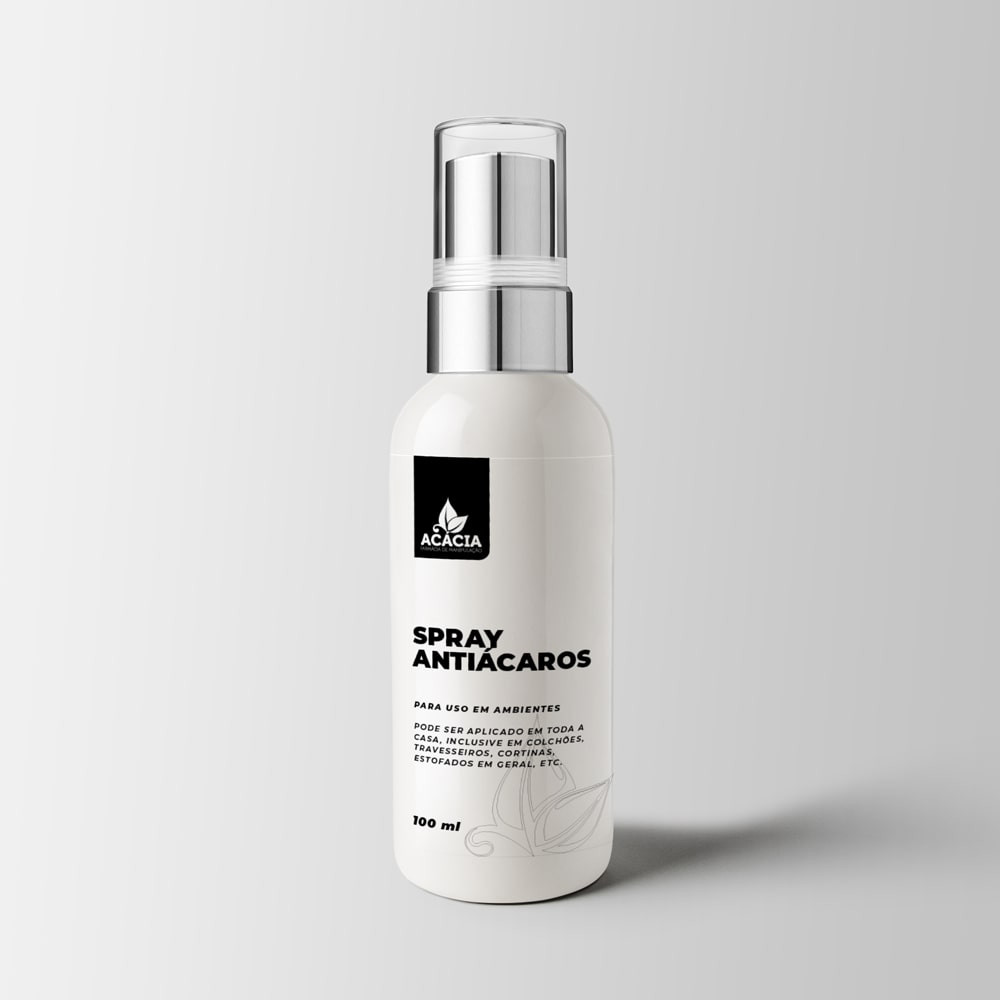 SPRAY ANTIÁCAROS -100ML Para Uso em Ambientes